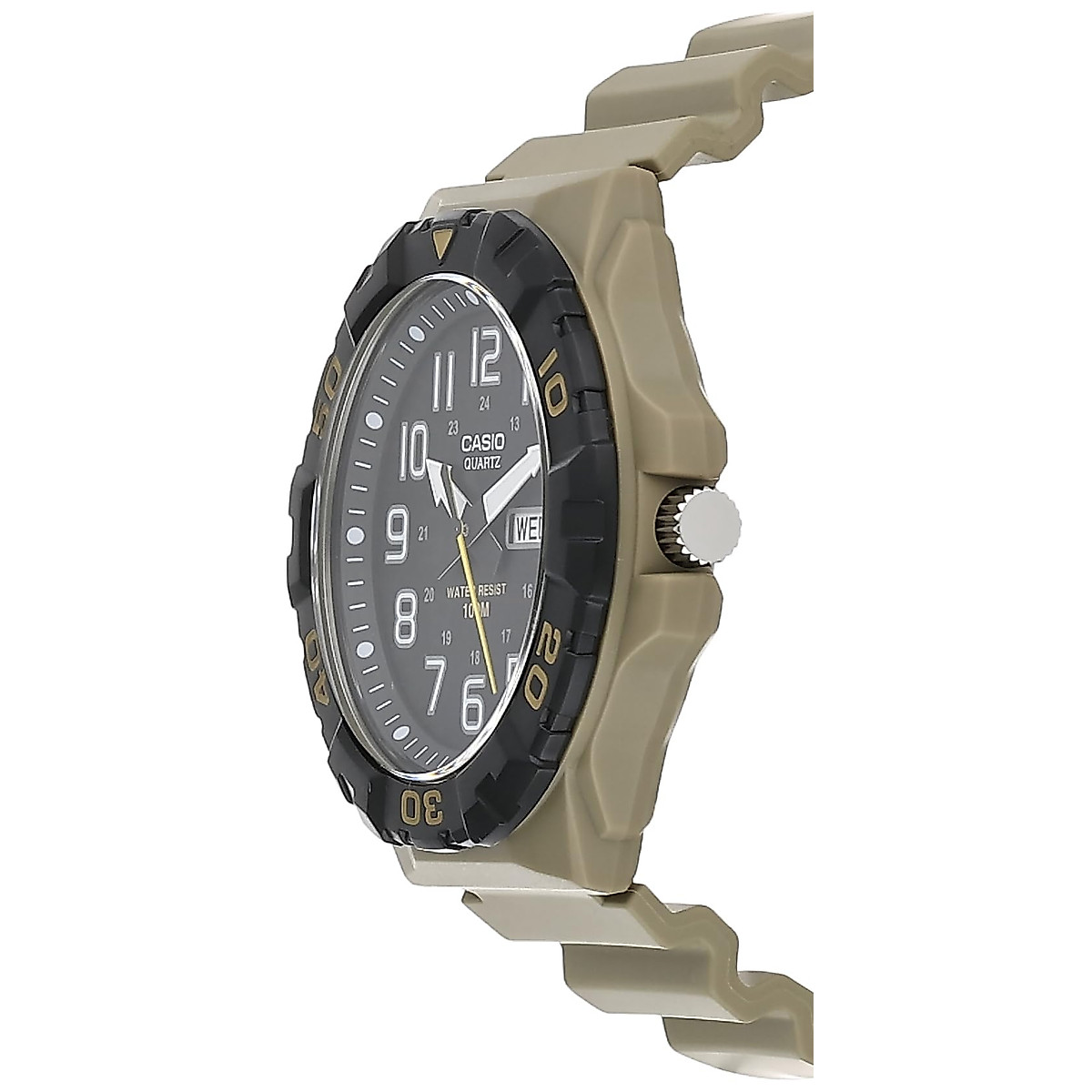 Casio Men's Military 3HD MRW-210H-5AVCF Quartz Watch, Tan