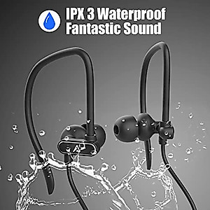 ADPROTECH Lightning Headphones iPhone Earbuds with Ear-Hook Sports Earphones for iPhone 14 13 12 11 Pro Max iPhone X XS Max XR MFi Certified with Mic Black