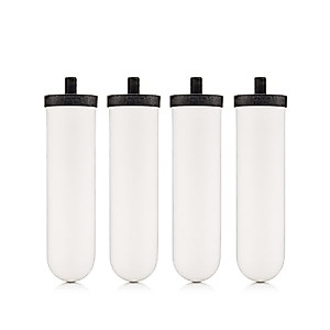 British Berkefeld Doulton ¦ W9121200 ¦ 7" Super Sterasyl ¦ Authentic Gravity Drinking Water Ceramic Replacement Candle Element Filter ¦ 8374 ¦ White