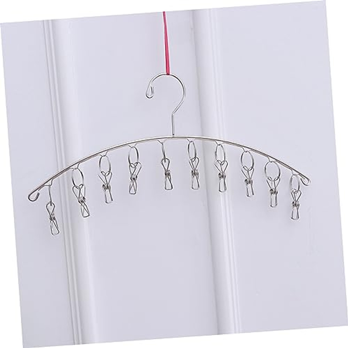 Zerodeko 2 Pack Clothes Hanger Drip Hanger Laundry Drying Rack Clothes Clips Laundry Hanger Clotheshorse Socks Rack drip Rack Coat Hanger