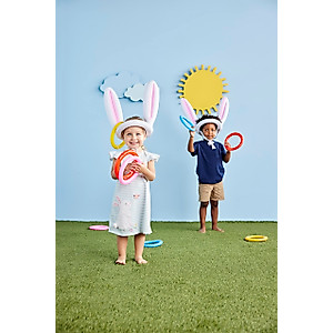 Mud Pie Baby Girl Bunny T-Shirt Dress, Blue, Small