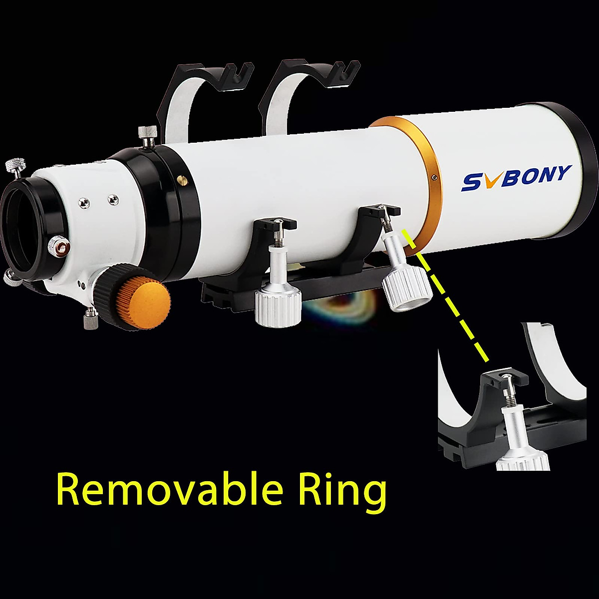 SVBONY SV503 Telescope, 70ED F6 Extra Low Dispersion Refractor OTA, Bundle with SV193 Focal Reducer and Field Flattener, for SV503 70mm F6 ED Refractors