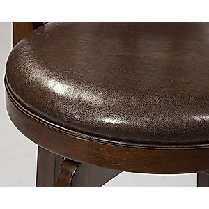 Hillsdale Presque Isle Swivel Stool, Bar Height, Cherry