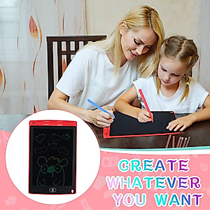 Zonon 4 Pcs LCD Writing Tablet for Kids 8.5 Inch Doodle Board Drawing Tablet Toddler Toys Gifts LCD Writing Board Electronic Erasable Reusable Writing Drawing Pad(Blue, Red, Green, Pink)
