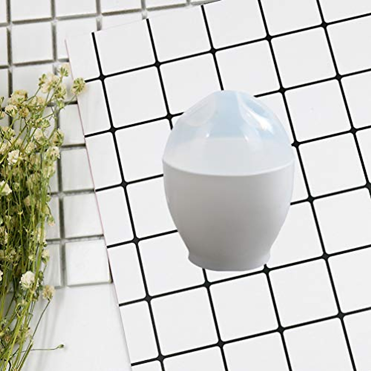 UPKOCH 2pcs Microwave Egg Cooker Mini Cup Steamed Scrambled Egg Poacher Omlette Maker for Instant Breakfast Home Kitchen Stove Top Microwave