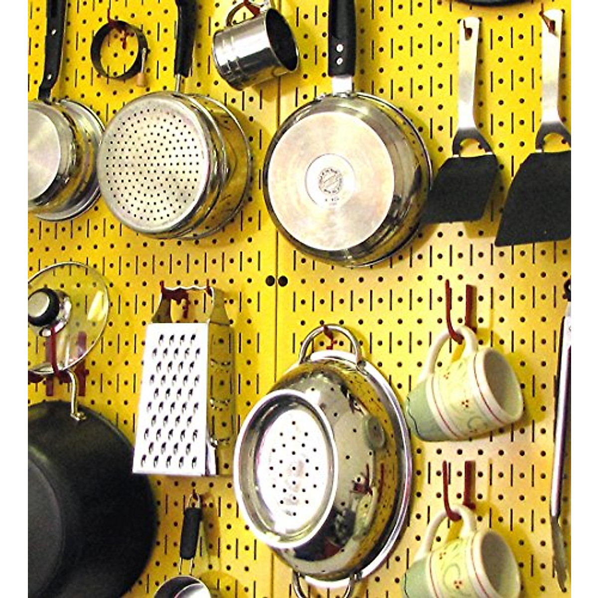 Wall Control Yellow Metal Pegboard 2 Pack