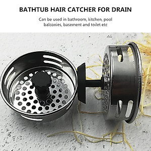 4pcs Kitchen Sink Strainer Shower Drain Hair Trap Kitchen Floor Drainer Drain Strainer Shower Drain Hair Catcher Outdoor Drain Cover Bathtub Hair Catcher for Drain