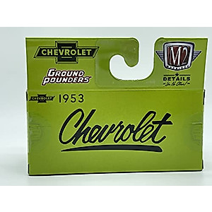 M2 Machines Ground Pounders 1953 Chevy 3100 Truck 1:64 Scale R21 21-06 Teal by M2 Collectible Details Like NO Other! 1 of 6250