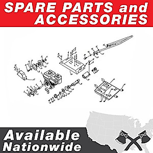 Tomahawk 5.5 HP Honda Vibratory Plate Compactor Tamper for Ground, Gravel, Dirt, Asphalt, Compaction GX160 Engine