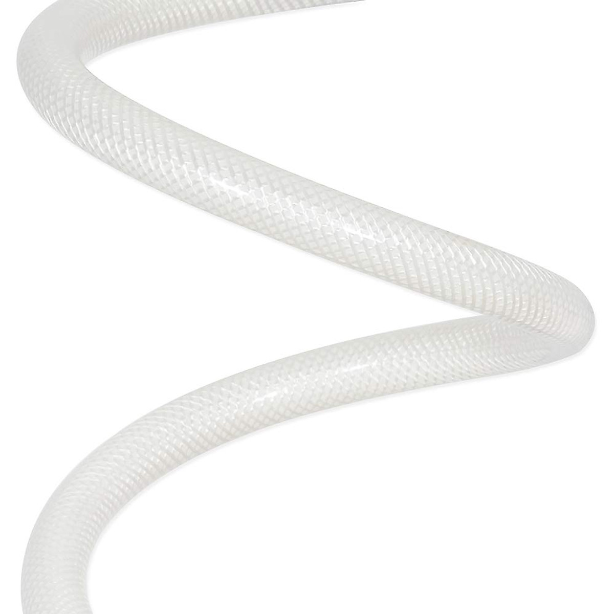 Eastman 48132 Flexible Faucet Connector, Reinforced PVC Braided Supply Line, 1/2-Inch FIP Outlet x 3/8-Inch Compression Inlet, 20-inch Length