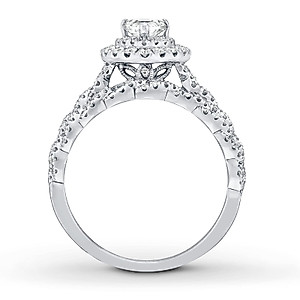 3.2 Carat(ctw) Heart-Cut Moissanite Engagement Rings Sets for Women,10K 14K 18K Real Gold Wedding Rings Sets,Bridal Ring Sets with Free Engraving,Size 5-11 (18K Gold)