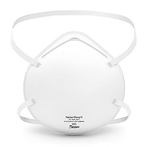 AMCREST N95 Mask Respirator (NIOSH) - 20-Pack - ZYB-11 Cup Style Safety Face Mask, Air Filtration Anti Dust Mask, Disposable Particulate Filtering Respirator
