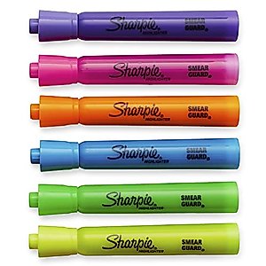 SHARPIE Tank Highlighters, Chisel Tip, Assorted Color Highlighters, Value Pack, 36 Count