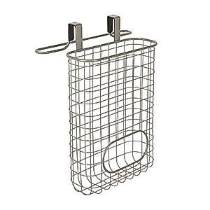 Spectrum Diversified Grid Bag Storage Satin Nickel