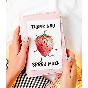 40 Funny Thank You Cards wtih Envelopes & Stickers,Pun Greeting Note Cards 4 x 6 in,Bulk Boxed Set Assortment Blank Notecards Card Great for Employee Teachers Friends Business Coworker Gratitude Appreciation