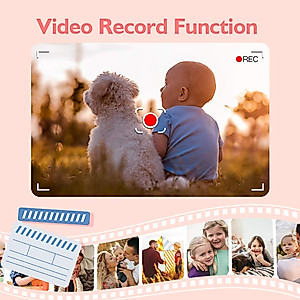 Kids Camera for Girls/Boys, 3-9 Year Old Toys for Girls/Boys, Christmas Birthday Gift for Age 6-9 Girls/Boys Kids Digital Dual Camera, Selfie Camera for Kids, 32GB Memory Card