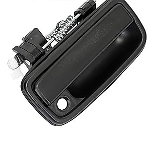 Gledewen Exterior Door Handle Front Left & Right Pair with Key Hole | Replacement for 1995-2004 Toyota Tacoma | Replaces# 69220-35020, 69210-35020