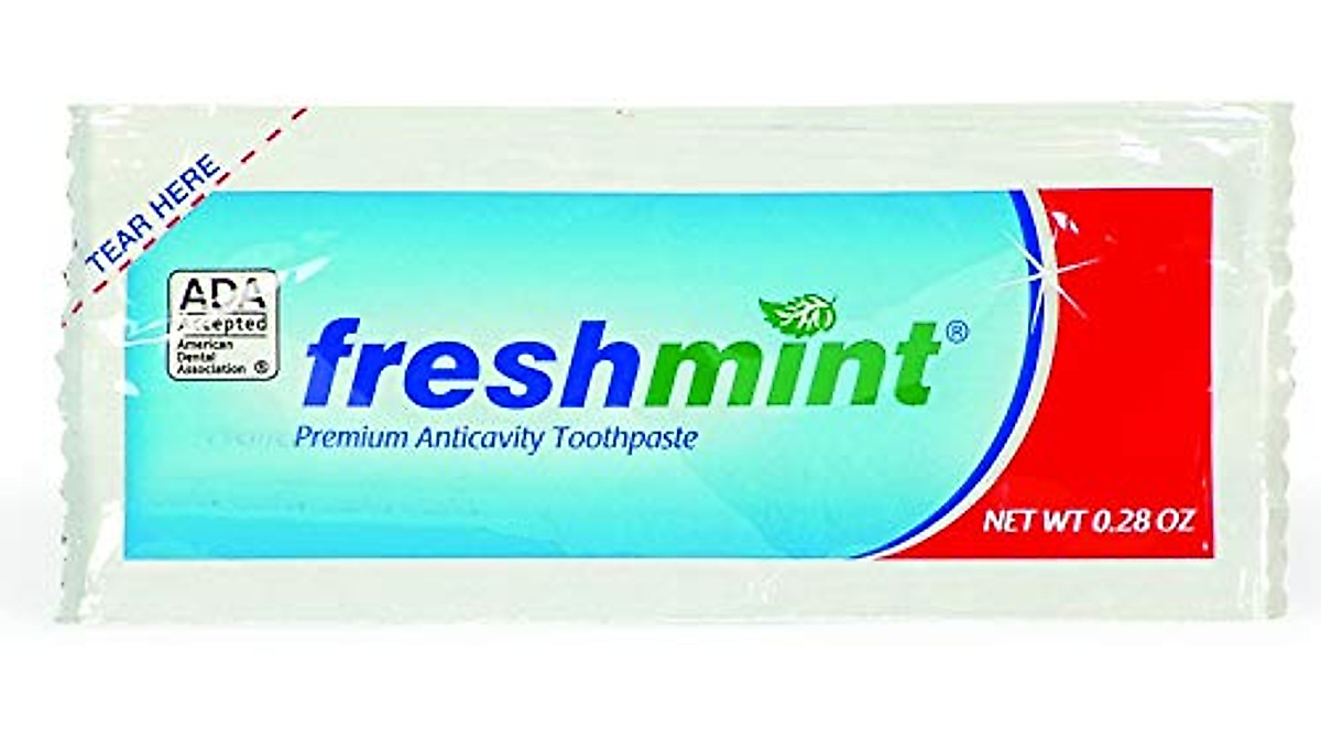Freshmint® Single-Use Toothpaste Packets - 250 Count