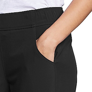 Eddie Bauer Women's Departure Ankle Pants, Black, X-Large