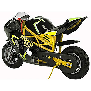 MotoTec Gas Pocket Bike Gt 49Cc 2 Stroke Yellow