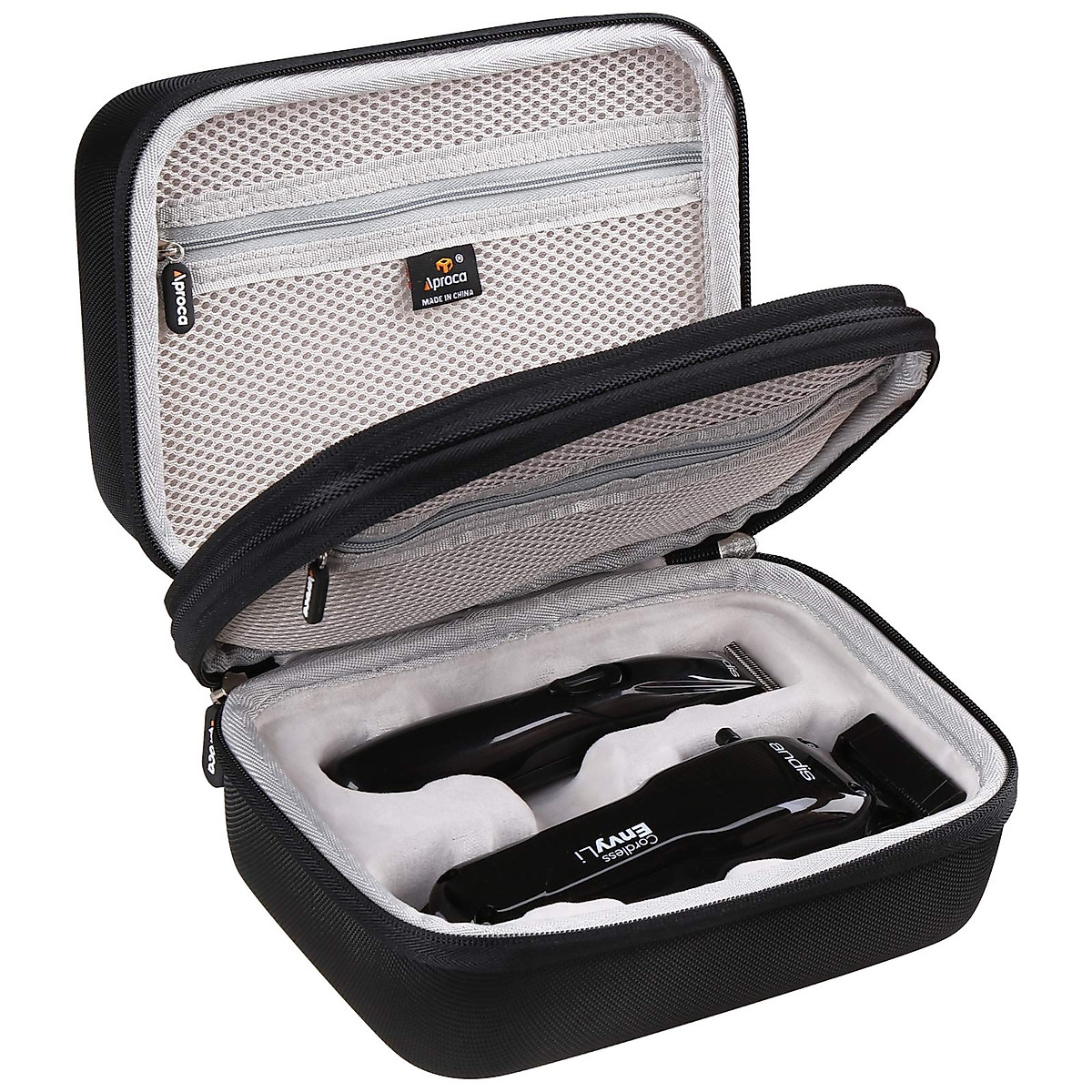 Aproca Hard Storage Travel Storage Case for Andis Professional Cordless Fade Combo Envy Li Clipper & Slimline Li Trimmer 75020