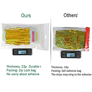 Melsan Gold Foil Curtain, 2 Pack 3.2 ft x 8.2 ft Tinsel Foil Fringe Curtains Backdrop, Sparkle Metallic Foil Fringe Curtains for Party Photo Booth Props Decoration