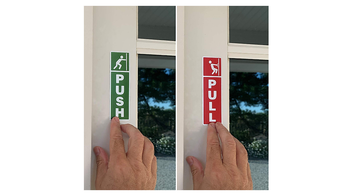 Durable Push/Pull Aluminum Signs Kit | SmartSign