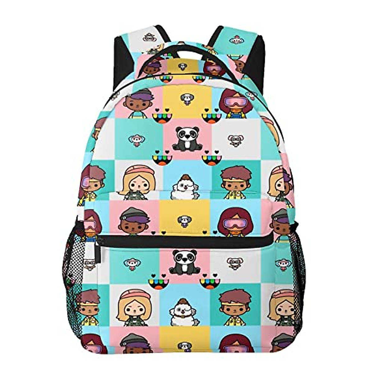 hgxim Backpack Pattern Lightweight Leisure Bag 3d Printing Large Capacity Pattern Leisure Bag Travel