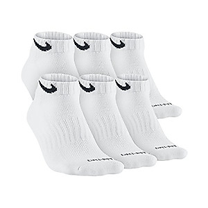 Nike Dri-FIT Cushion Low-Cut Training Socks, 6-pairs