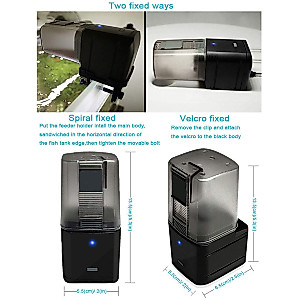 Aquarium Wi-Fi Fish Feeder Automatic Fish Feeders Auto Fish Food Timer Feeder for Fish Tank