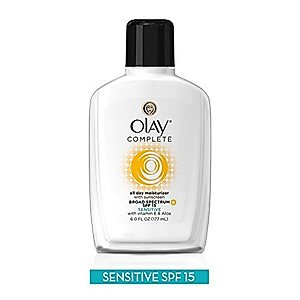 Olay Complete Lotion Moisturizer with SPF 15 Sensitive, 6.0 oz