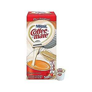 Nestle 35110 Coffee-Mate Original Flavor Creamer, Single Serve Portions, 50/Box