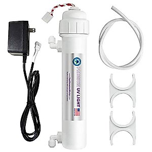 APEC Water Systems UV Ultra Violet Sterilizer Water Filter Kit with 1/4" Quick Connect UG-UVSET-1-4