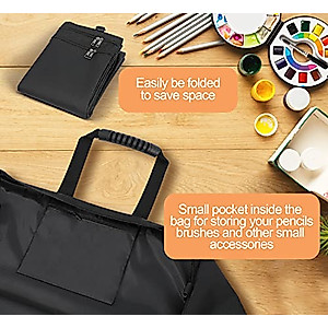 EUYZOU Art Portfolio Case, 18" x 24", Large Art Storage Folder with Handle, Poster Board Storage Bag, Art Carrying Tote Bag with Adjustable Shoulder Strap for Artwork