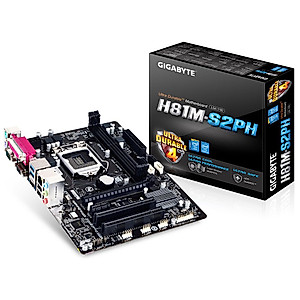 Gigabyte LGA 1150 Intel H81 USB3.0 SATA 6G/S D-Sub HDMI mATX Motherboard GA-H81M-S2PH
