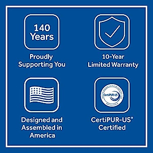 Sealy Posturepedic 12" Spring Tight Top Mattress with Cooling Air Gel Foam, Firm Spring Mattress with Targeted Body Support, Queen