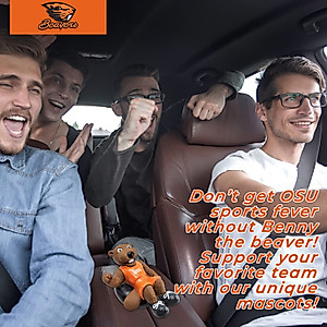 Rubber Tubbers Oregon State Beavers (Benny Beaver) Collegiate Bathtub Toys - Officially Licensed NCAA Team Mascots, Authentic Sports Memorabilia, Novelty Rubber Ducks (Oregon State University)