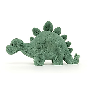 Jellycat Fossilly Stegosaurus Dinosaur Stuffed Animal, Medium 12.5 inches | Dinosaur Plush Toy | Classic Children's Gift