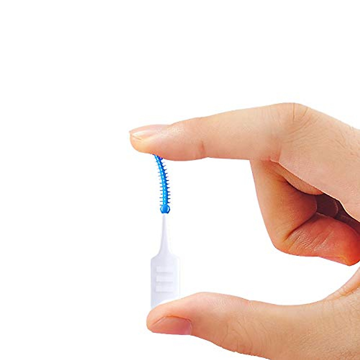 KAXMOON 400pcs Dental Picks Soft-Interdental Brush Double-Ended Toothpicks Silicone Dental Floss