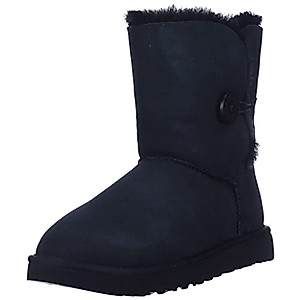 UGG Women's Bailey Button II Boot, Black, 8