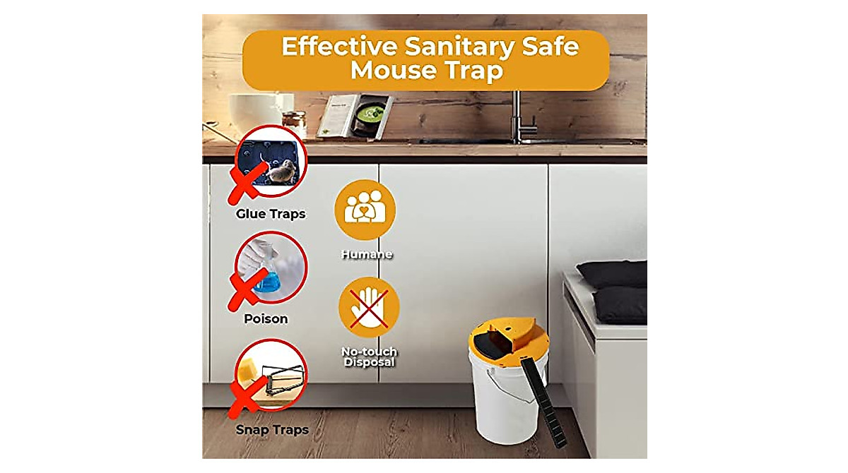 Humane Flip N Slide Mouse Trap: Safe & Multi-Catch Rodent Control