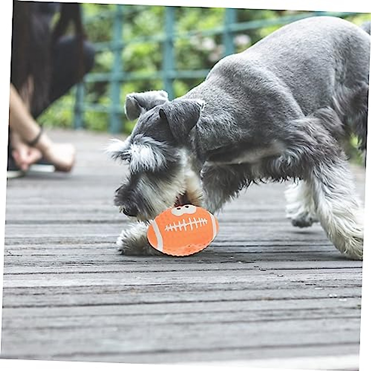 NOLITOY 3pcs Teething Ball Toys Pet Chew Toys Teething Toys Squeaky Balls for Dogs Rubber Balls for Dogs Puppy Chew Toy Dog Balls Outdoor Toys Dog Squeaky Toys Vocalize Sound Toy Emulsion