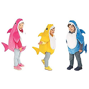 Rubie's unisex child Rubies Baby Shark With Sound Chip Costume, As Shown, Infant US