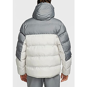 Nike Sportswear Storm-FIT Windrunner Men's PRIMALOFT Puffer Jacket,Smoke Grey/Light Bone/Sail (Large, Smoke Grey/Light Bone/Sail)
