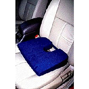 Tush Cush Car / Compu Computer Office Seat Cushion - Charcoal Gray