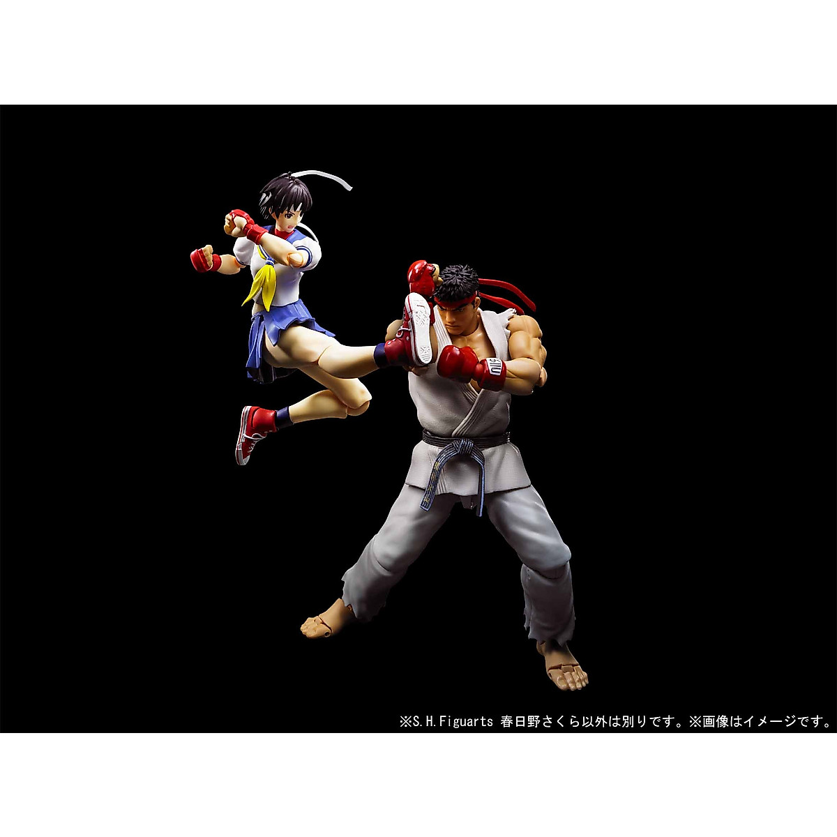 Bandai Tamashii Nations S.H.Figuarts Sakura Kasugano "Street Fighter" Action Figure, Multi-colored, 8" (BAN23895)