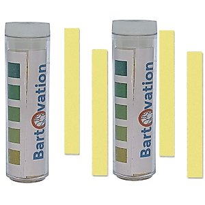 Restaurant Quaternary Ammonium (QAC, Multi Quat) Sanitizer Test Paper, 0-500 ppm [200 Paper Strips]
