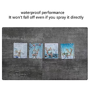 16 Pack Large Adhesive Hook Kitchen Wall Hook Self Adhesive Towel Hook Strong Hook for Bathroom Shower Kitchen Door Home Decor Adhesive Hook (B)