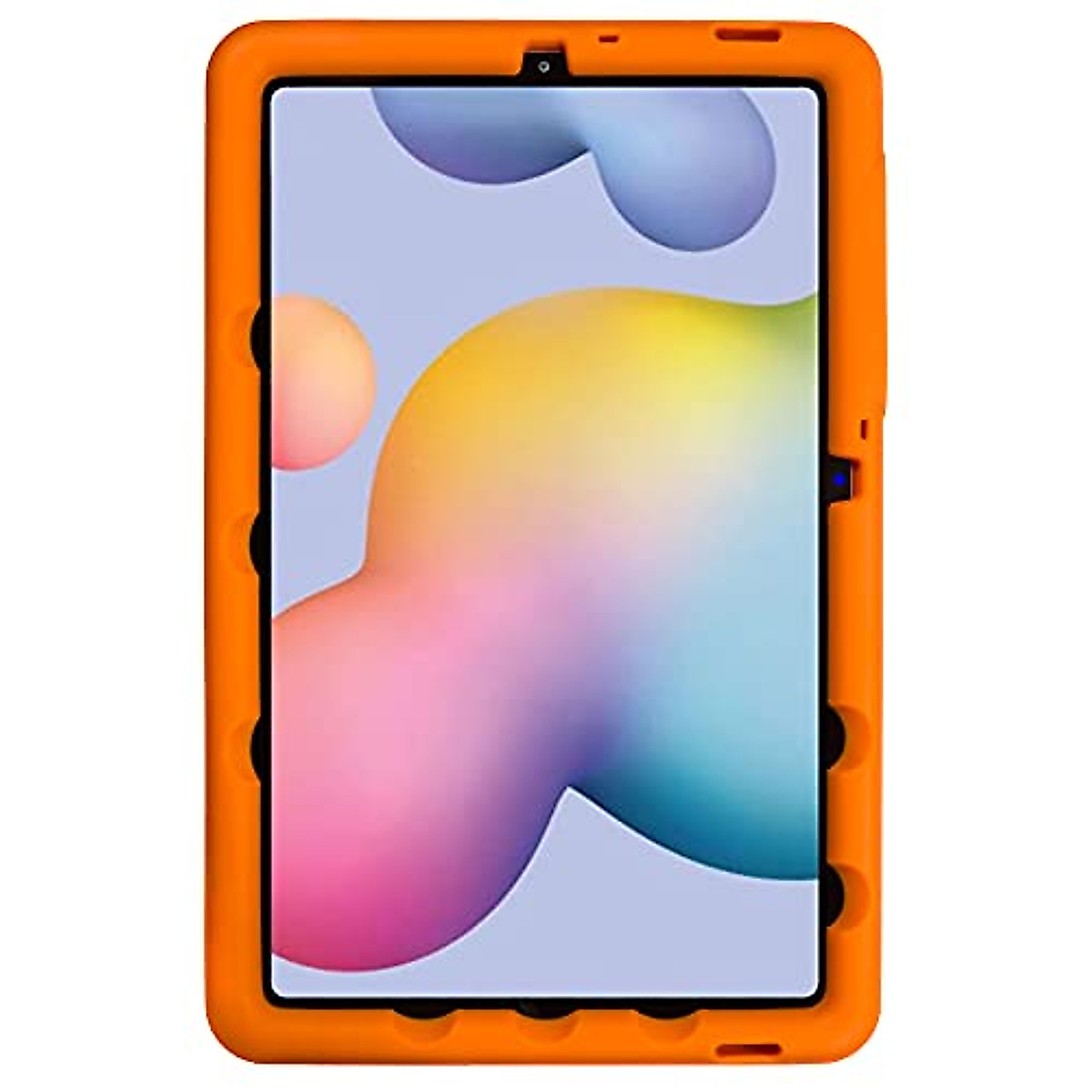 BobjGear Bobj Rugged Tablet Case for Samsung Galaxy Tab S6 Lite 10.4 Models SM-P610, SM-P613, SM-P615, SM-P617, SM-P619 Kid Friendly (Outrageous Orange)