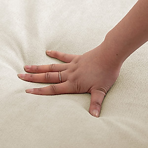 FRETSAE 2-in-1 Pull Out Sofa Bed, Convertible Velvet Sleeper Sofa Couch with Memory Foam Mattress, Large Sofa Pull Out Couch Bed for Living Room, Small Spaces, Queen Size, Beige